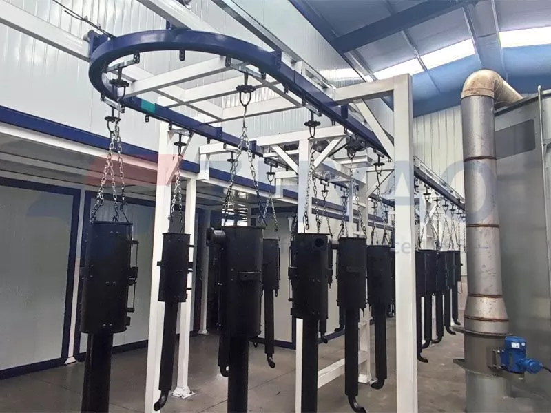 Automatic Liquid Painting Line with DISK Spray Painting Booth