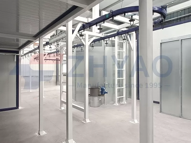 Automatic Liquid Painting Line with DISK Spray Painting Booth
